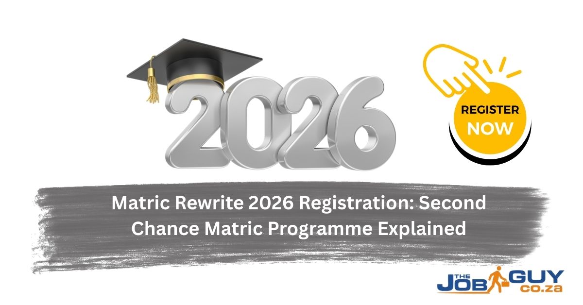Matric Rewrite 2026 Registration : Second Chance Matric